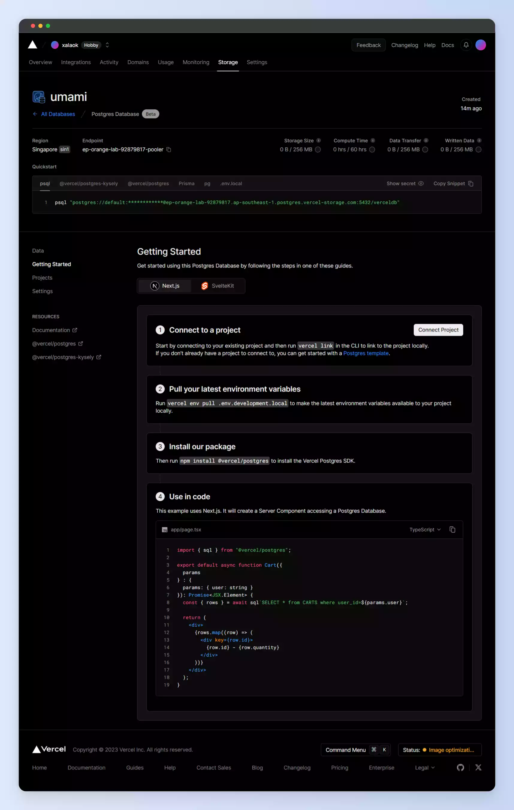 Vercel 部署 Umami 网站统计服务 | Naive Koala